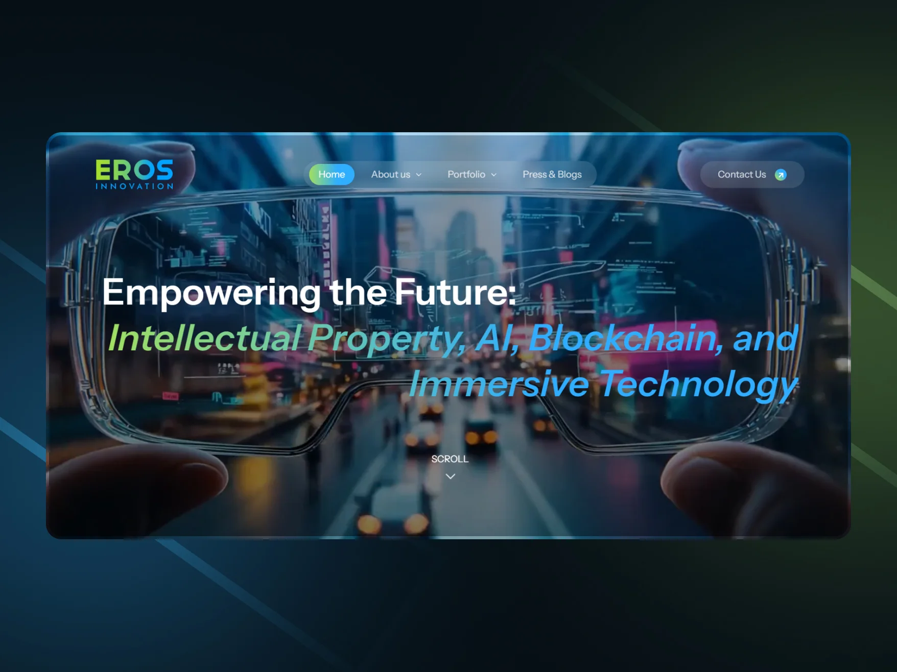 Eros Innovation - Website Case Study | Webomindapps