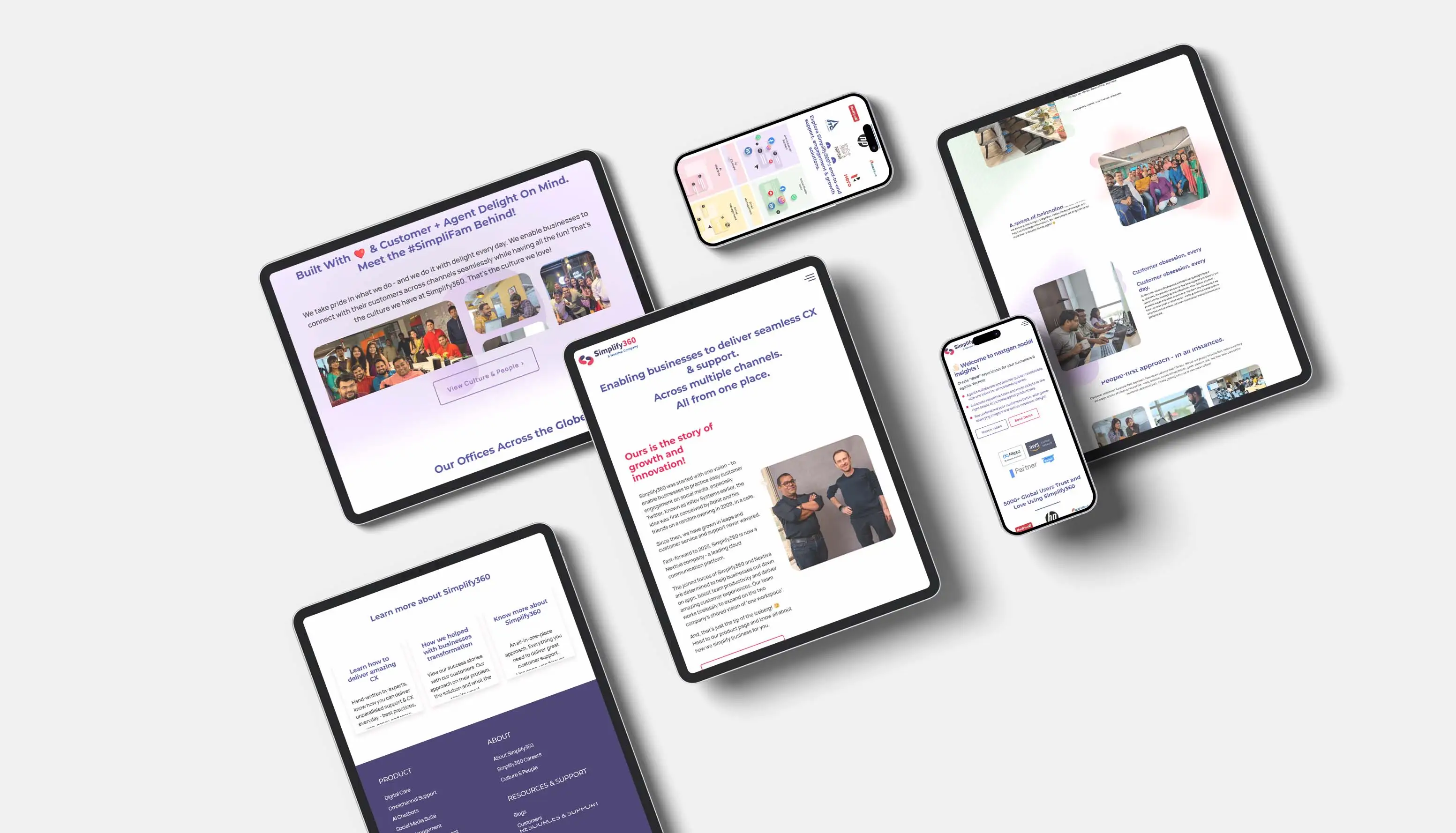 Simplify360 Web Development Case Study | Webomindapps